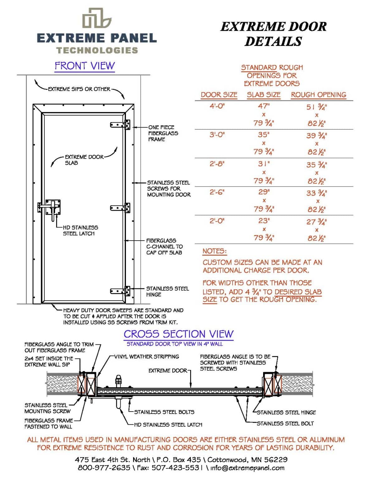 Extreme Heavy Duty Doors