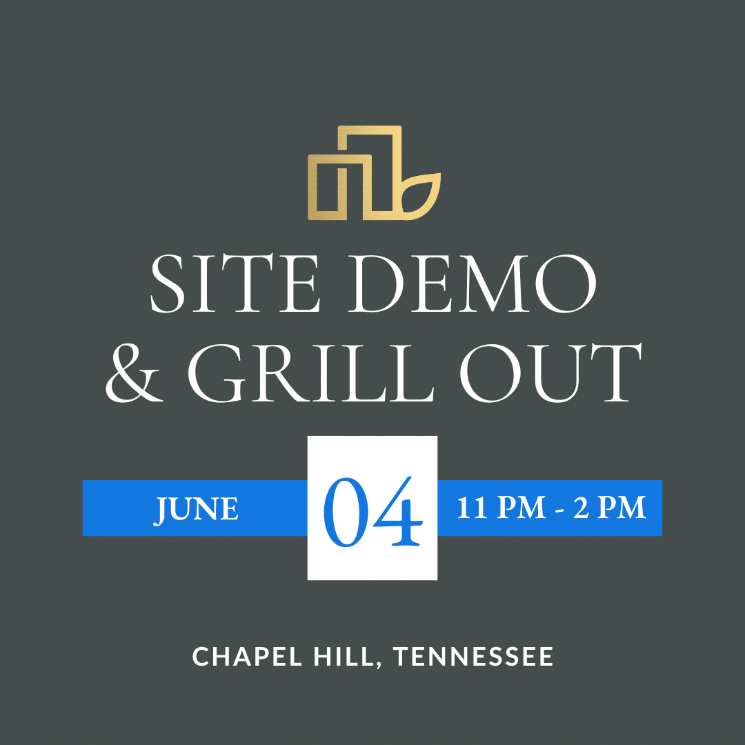 Site Demo & Grill Out